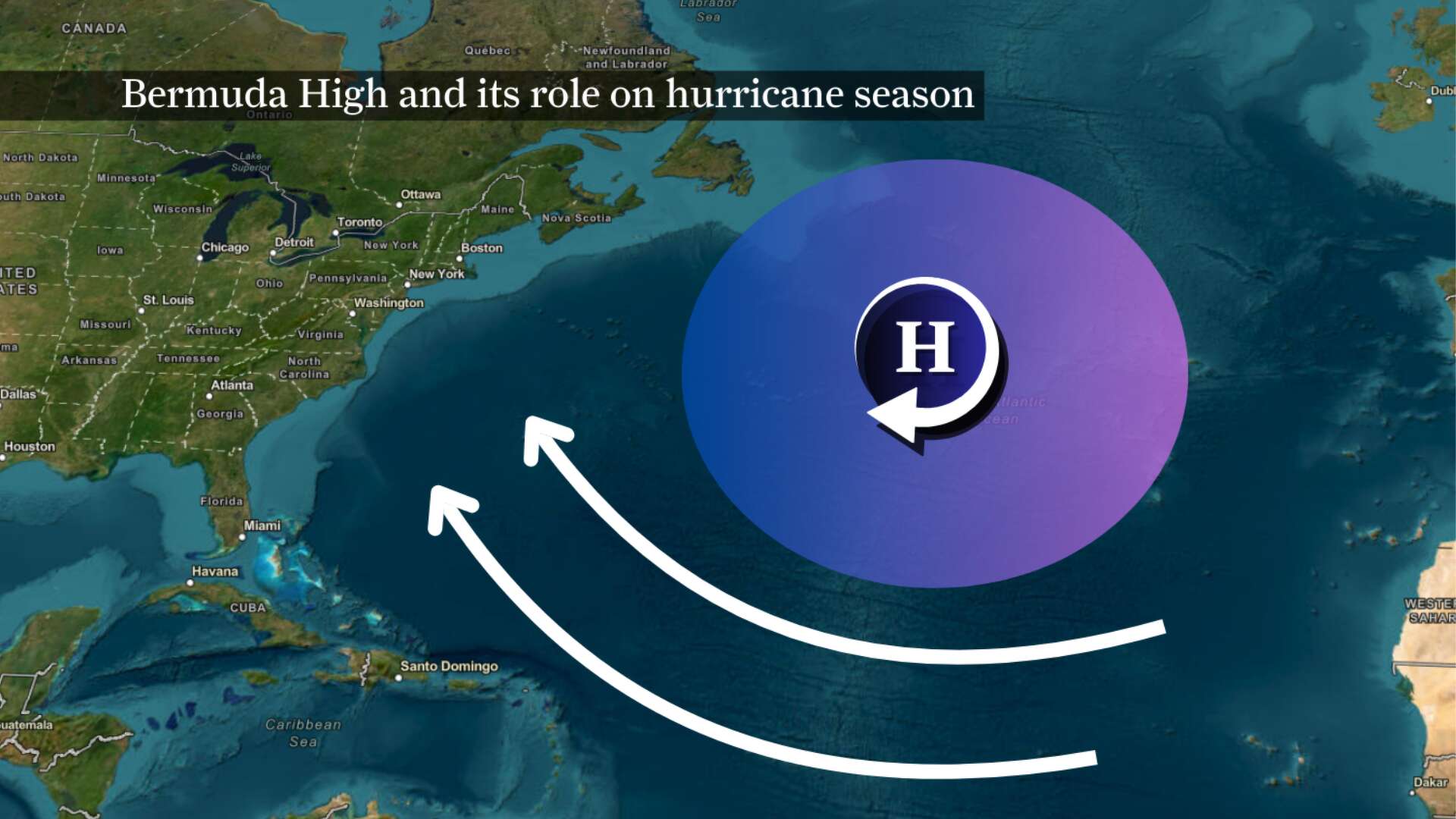 What's the Bermuda High? How does it protect Texas from hurricanes?