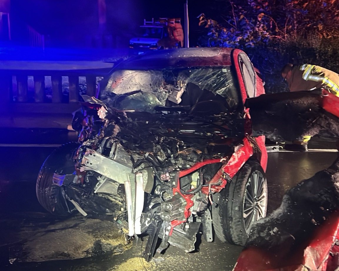 Fiery Naugatuck crash sends drivers to hospital, police say