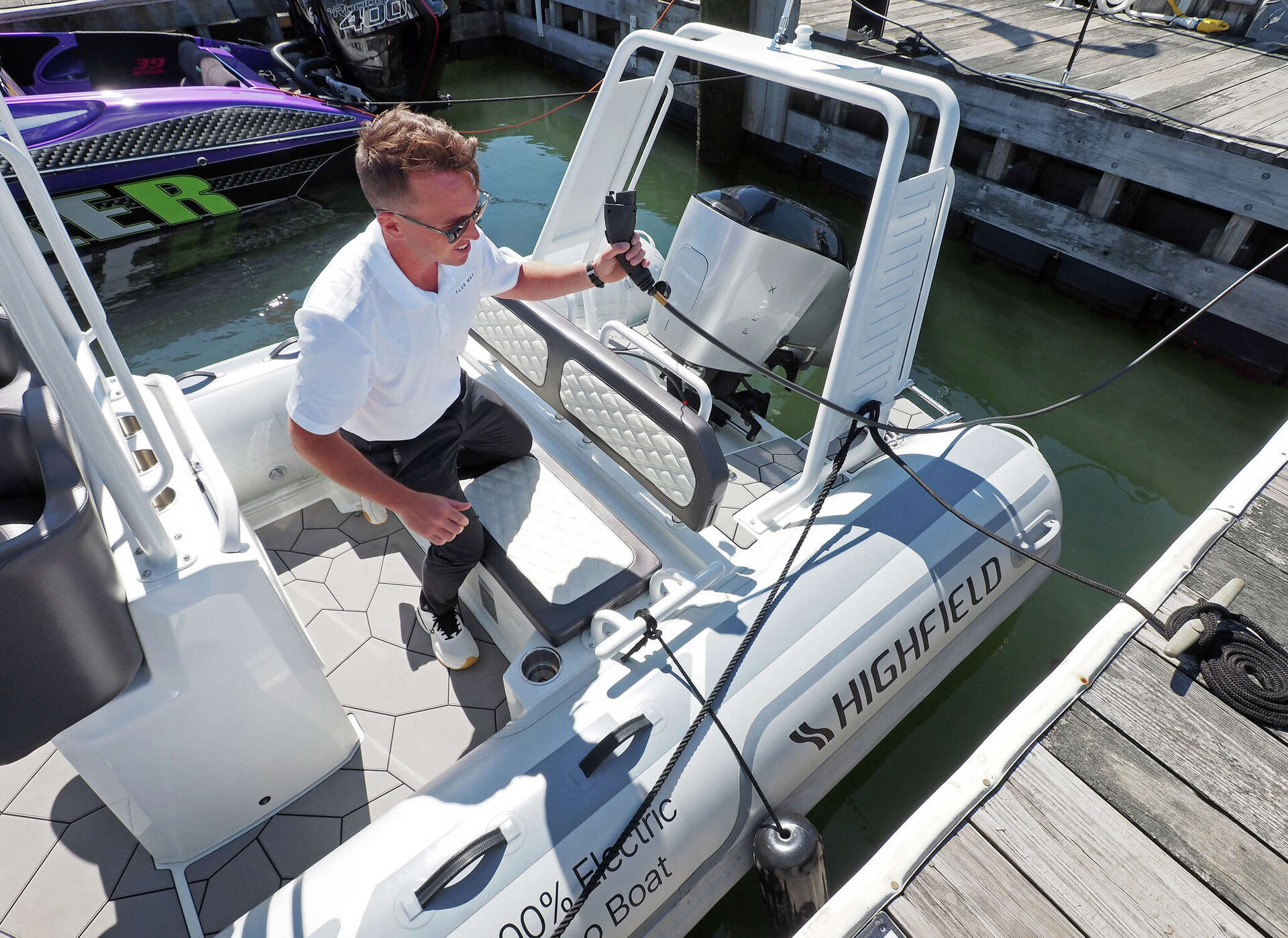 Electric boats powering up in CT lakes, waterways