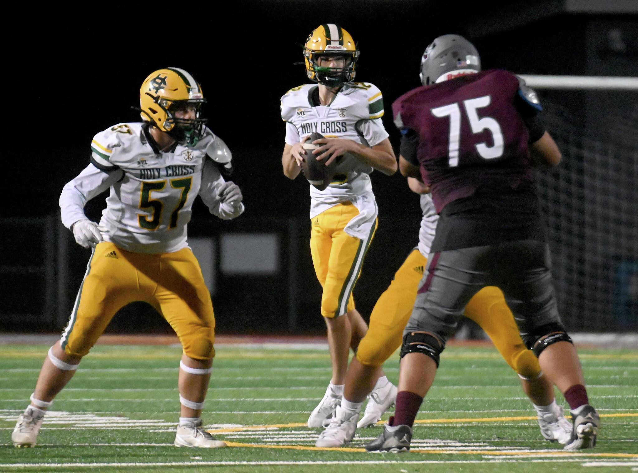 Holy Cross offense dominates Naugatuck in QB's 2nd start