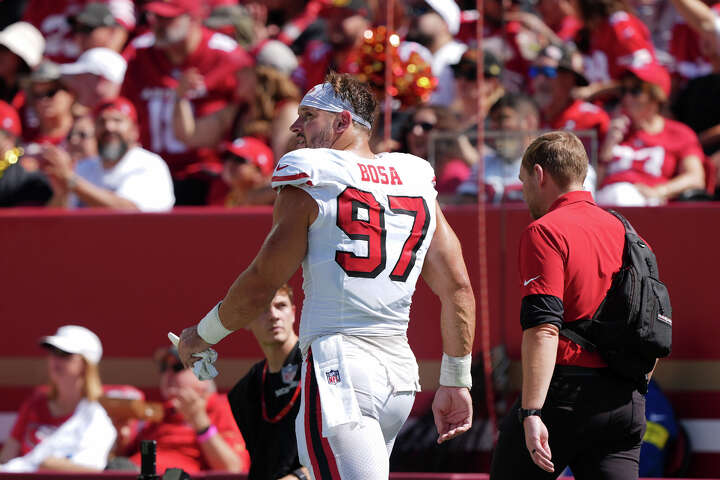 The 49ers may have a big Nick Bosa injury problem