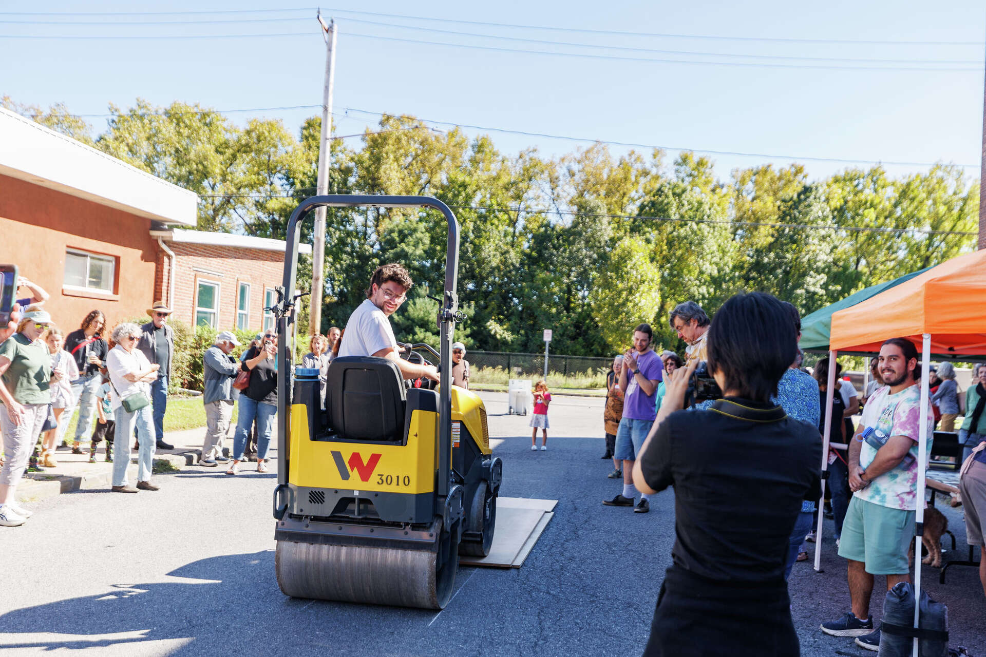 Steamroller Print Fest photos from Art Walk Kingston