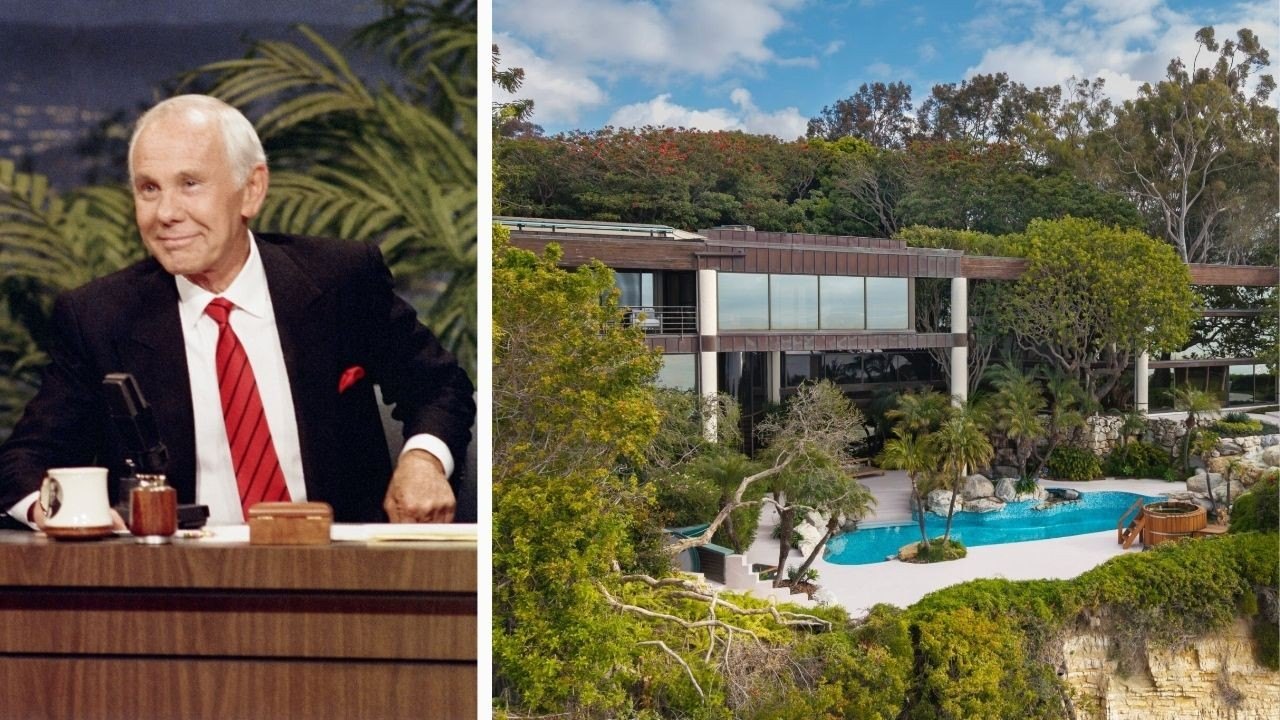 Legendary TV Host Johnny Carson's Famed Malibu Estate Hits the Market ...