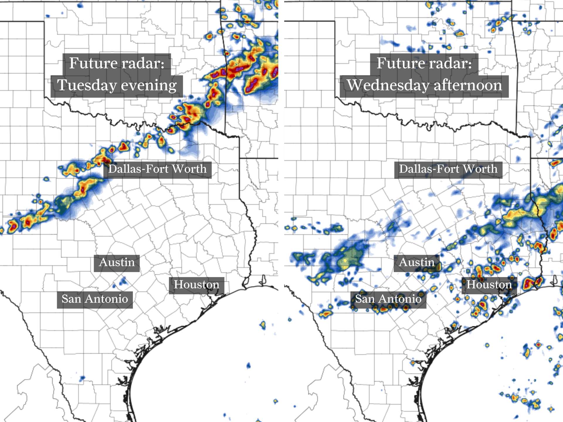 Texas cold front could bring squall line storms. How do they work?