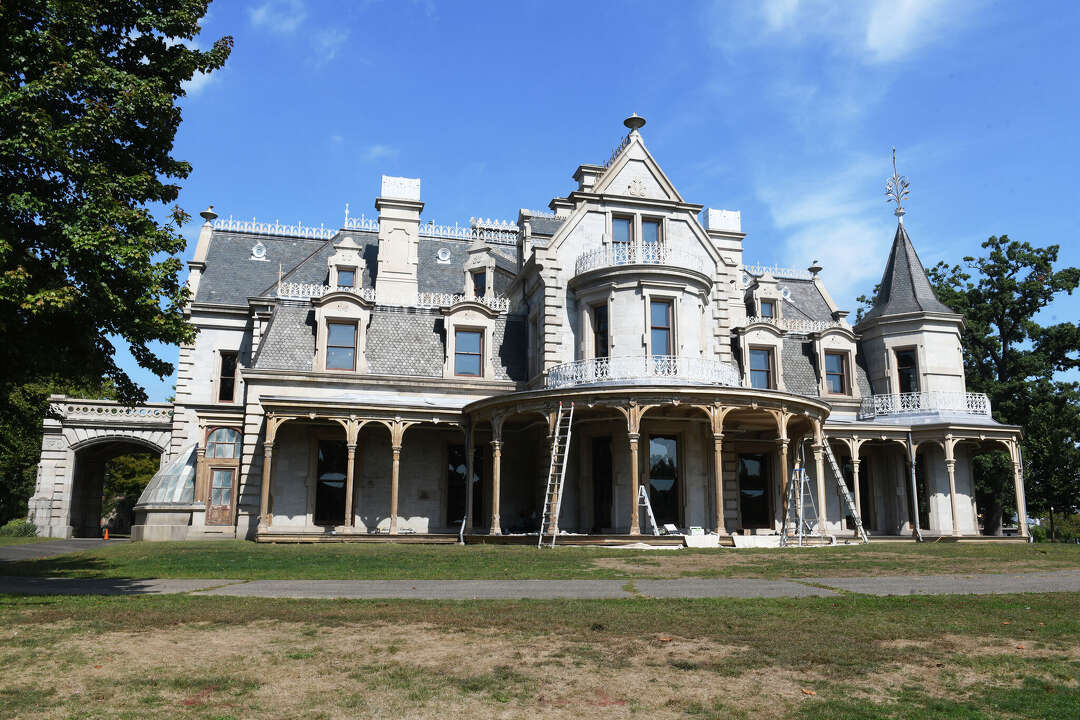 Inside the renovated Lockwood-Mathews Mansion Museum in Norwalk