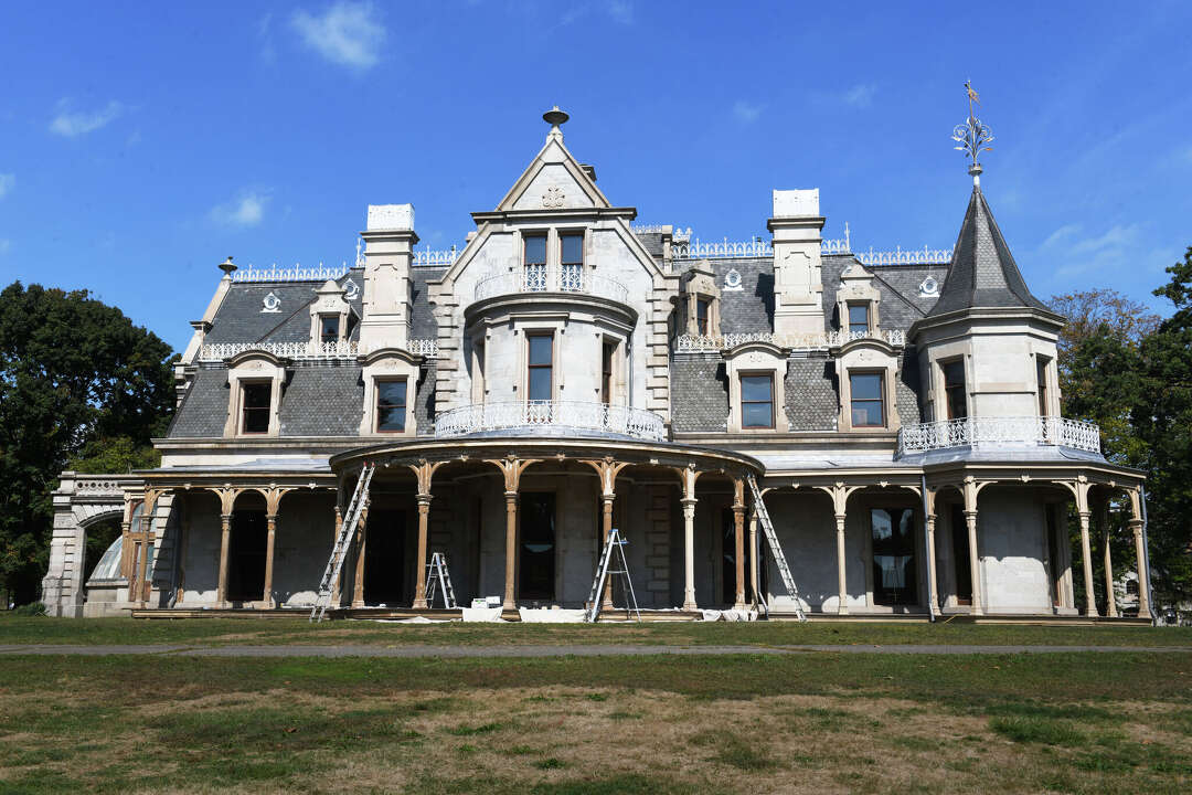 Inside the renovated Lockwood-Mathews Mansion Museum in Norwalk