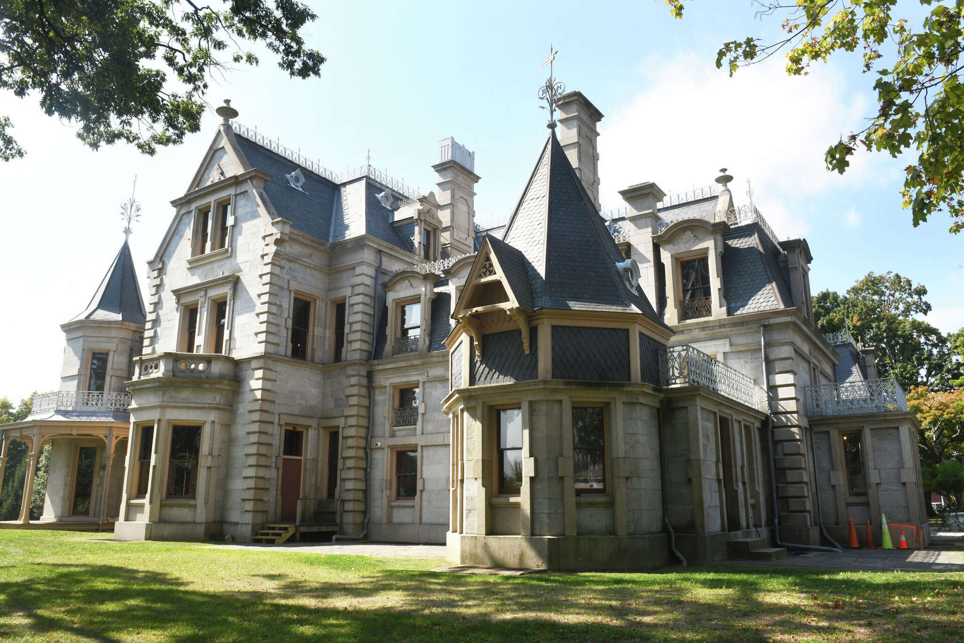 Inside the renovated Lockwood-Mathews Mansion Museum in Norwalk