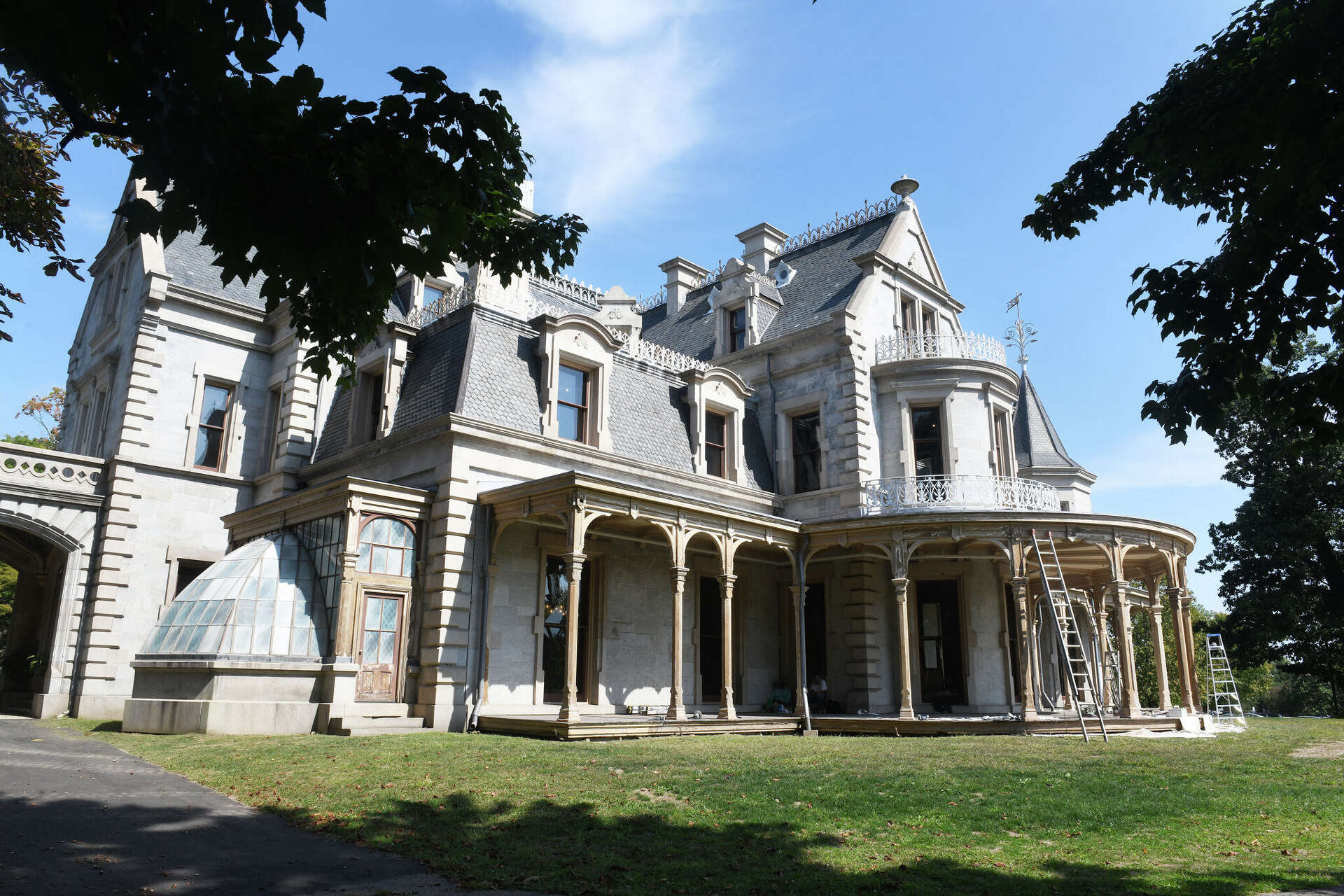 Inside the renovated Lockwood-Mathews Mansion Museum in Norwalk