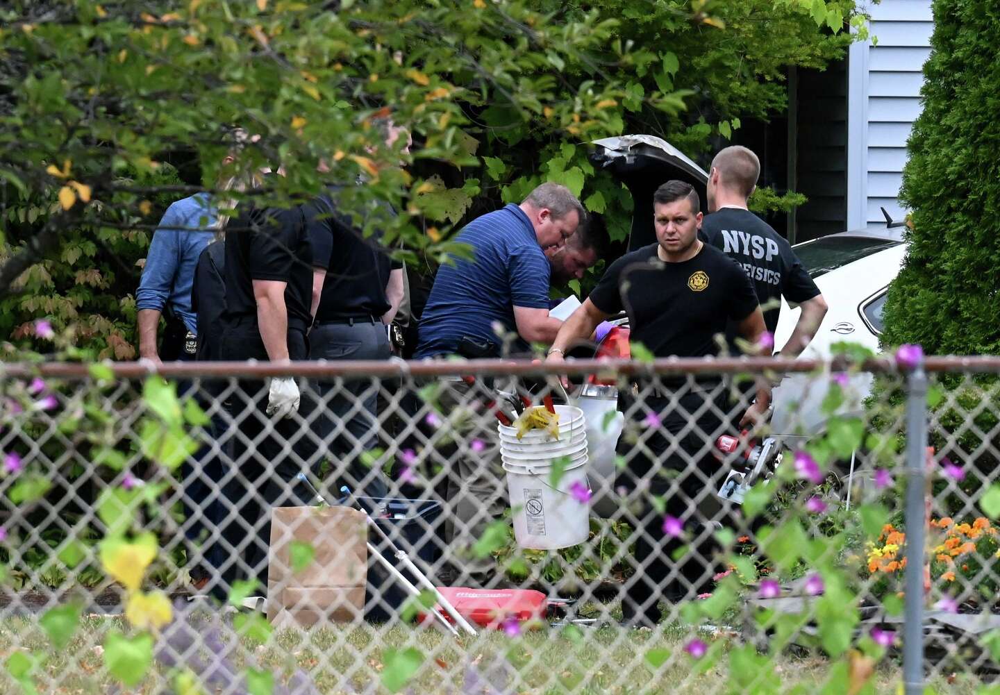 Multiple law enforcement agencies on site at Albany home