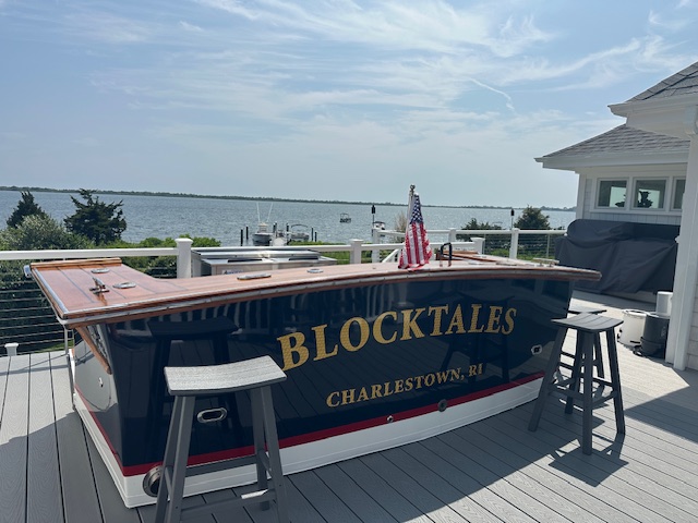 Stamford CEO creates custom bars modeled off boat sterns