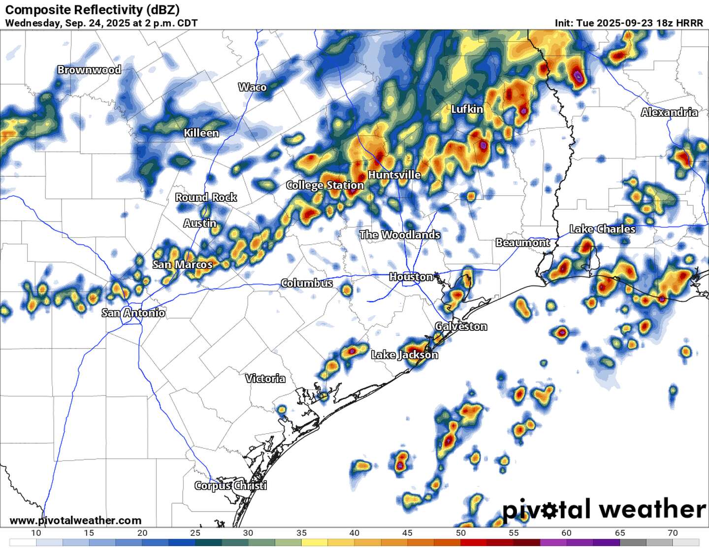 Timeline of Texas cold front: Here's when Houston storms are possible