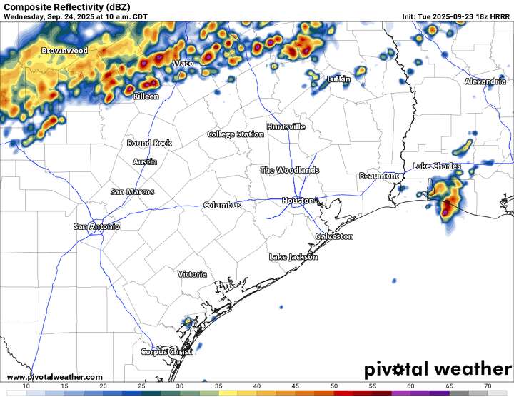 Timeline of Texas cold front: Here's when Houston storms are possible