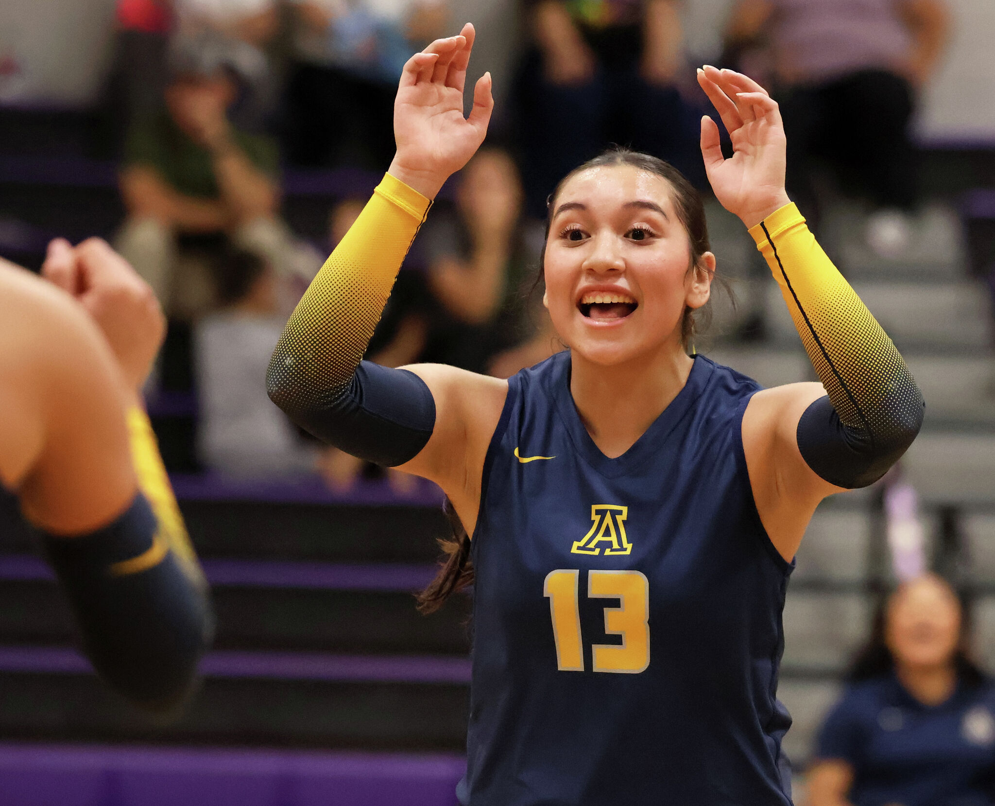 Photos: Alexander sweeps LBJ in district volleyball action