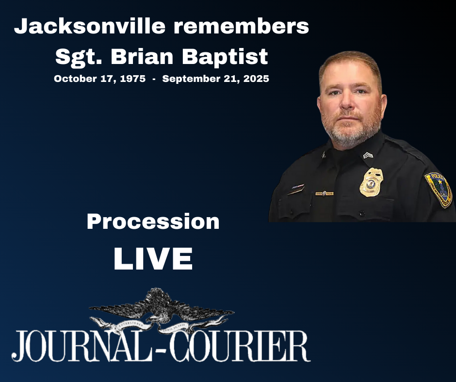 Procession for Sgt. Brian Baptist
