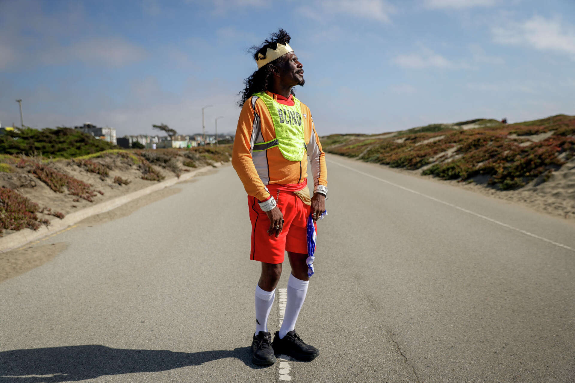 The outlandish world of blind S.F. artist and runner Lord Frederick