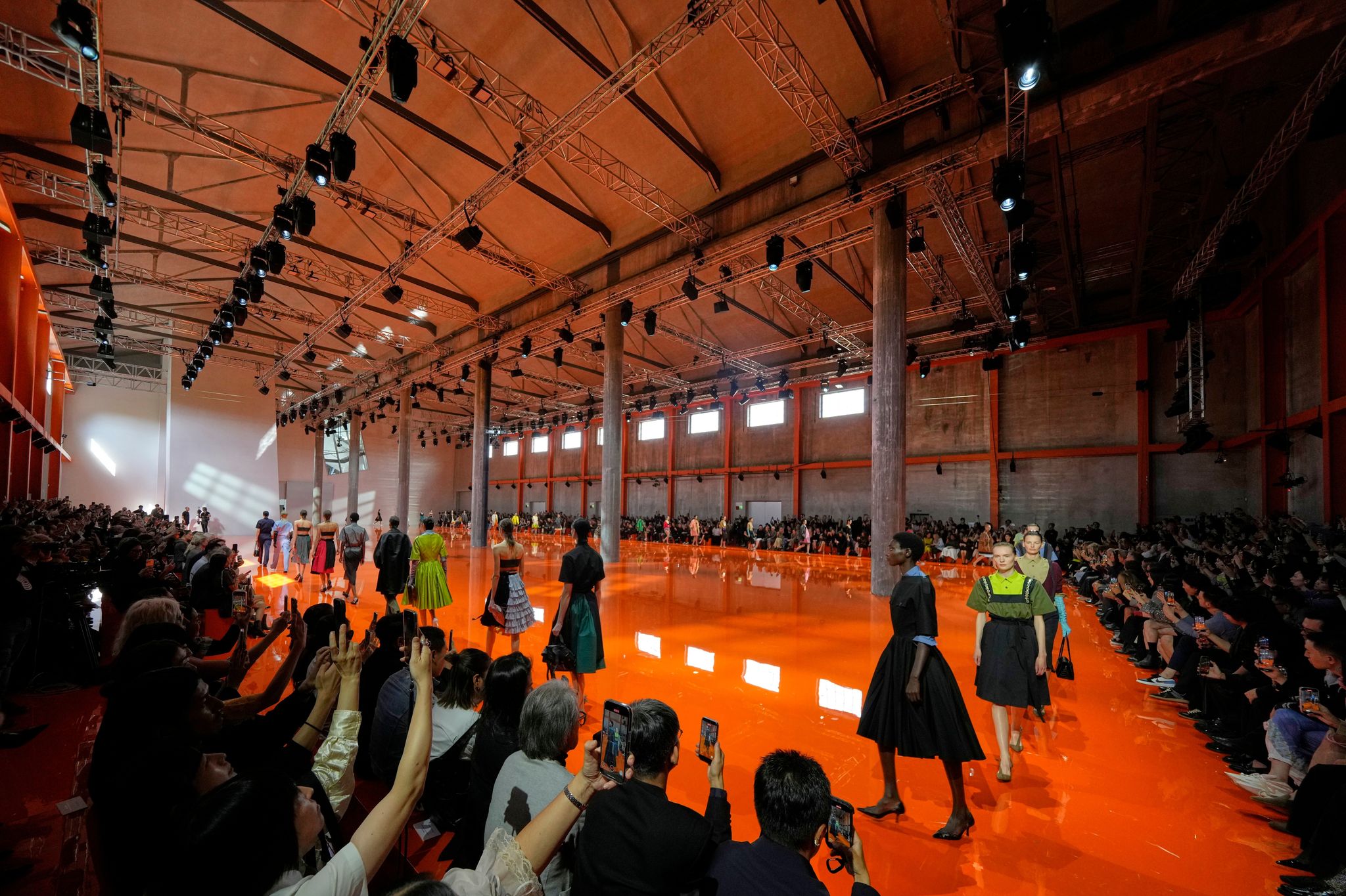 Prada's Milan runway offers the freedom to compose looks beyond fashion's conventions