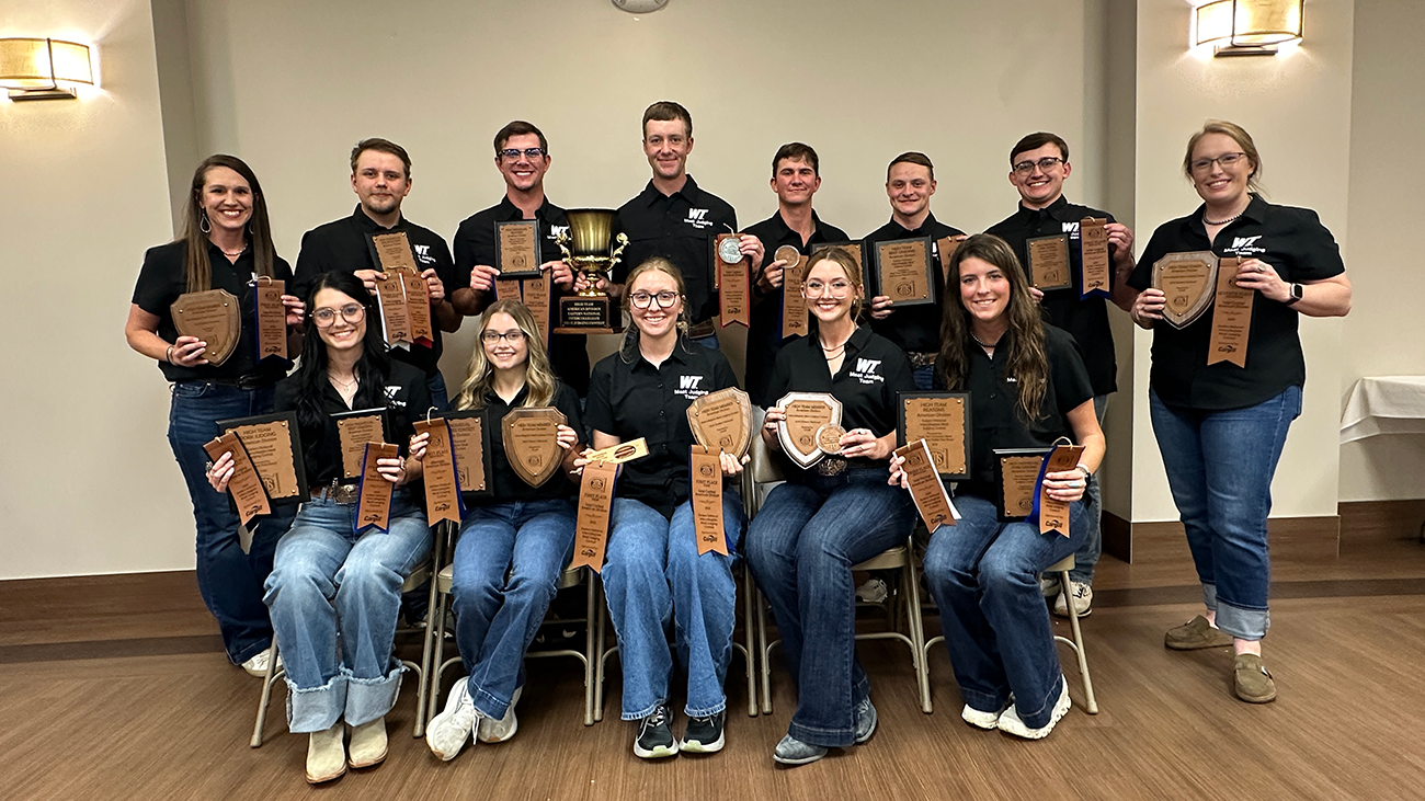 WTAMU Meat Judging Team secures first championship of 2025-26 season