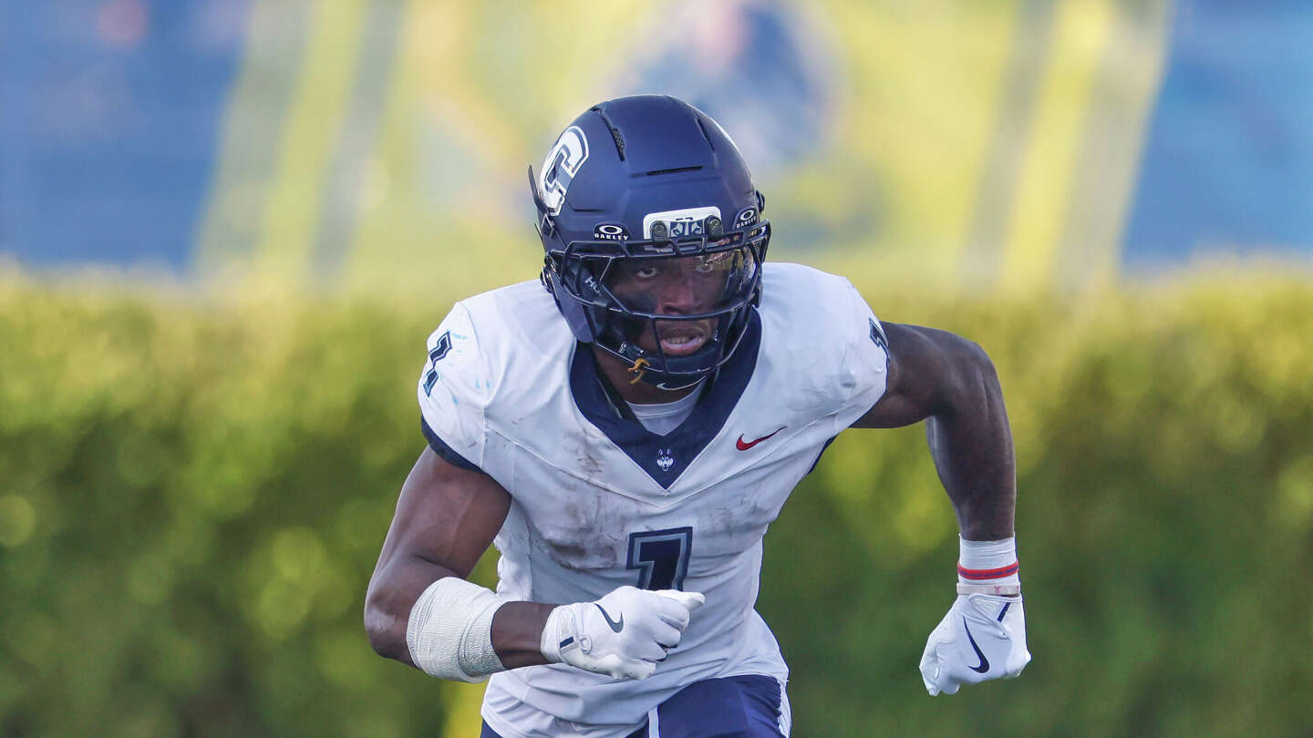 UConn football wide receiver earns first-team All-America honor