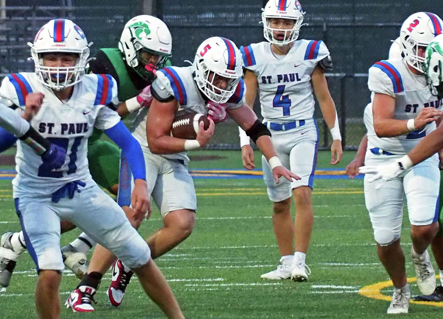 Short-handed St. Paul football forfeits game to Naugatuck