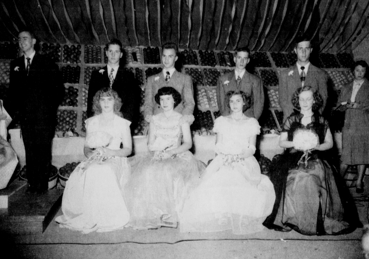 1950 Calhoun Apple Fest queen crowned Mary Ann German