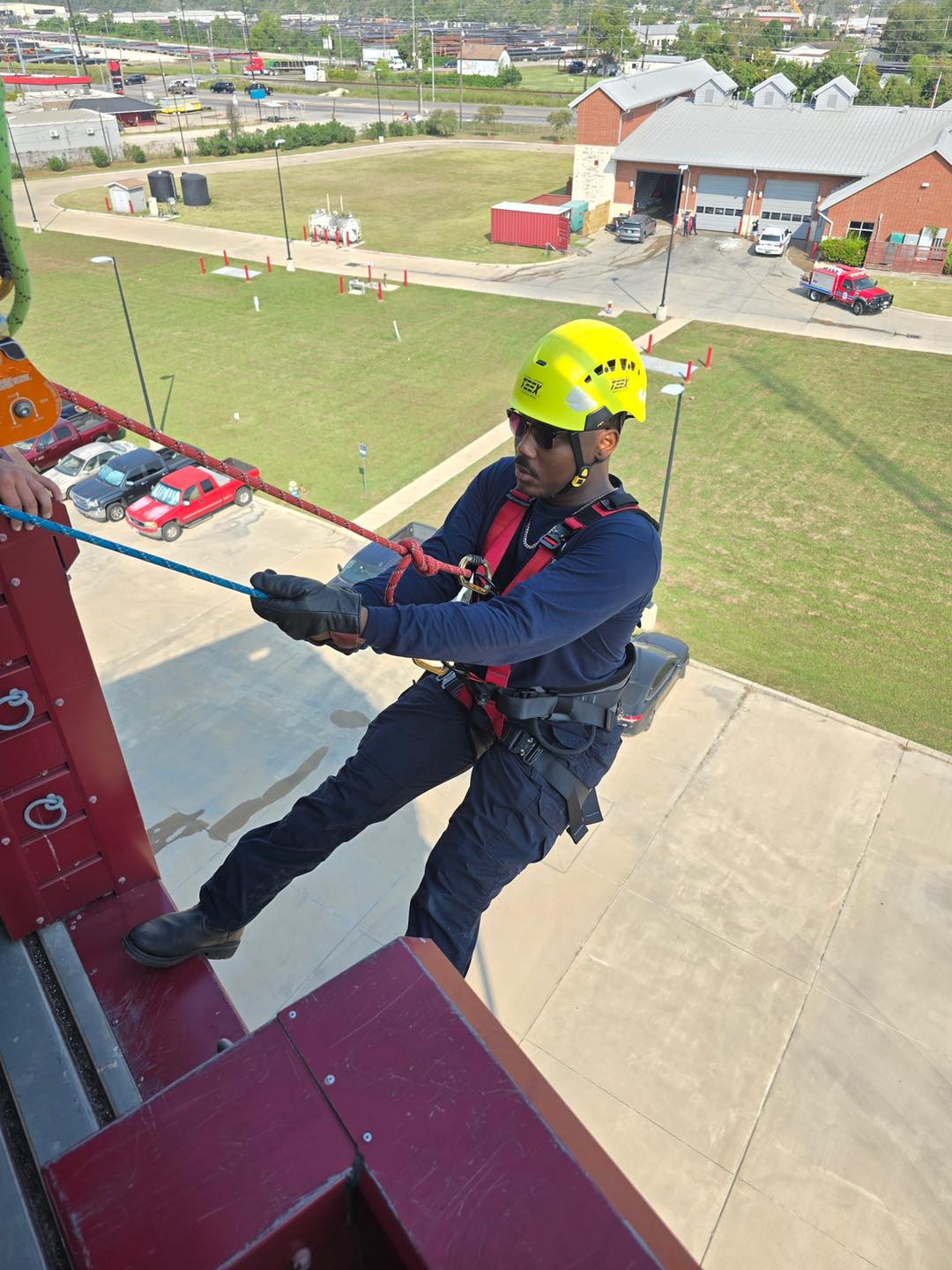 TikTok video of Sheldon firefighter facing fear of heights goes viral