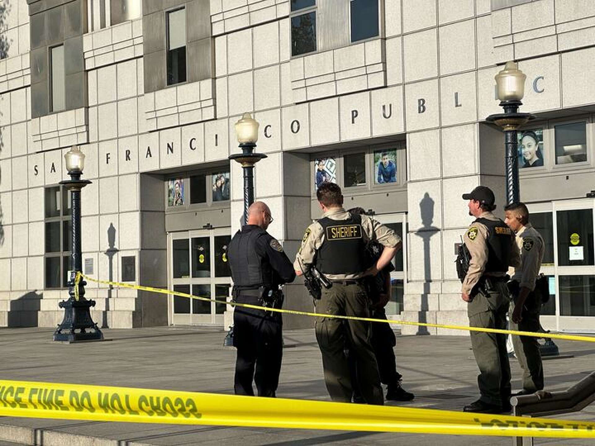 Person shot outside San Francisco Main Library, suspect in custody
