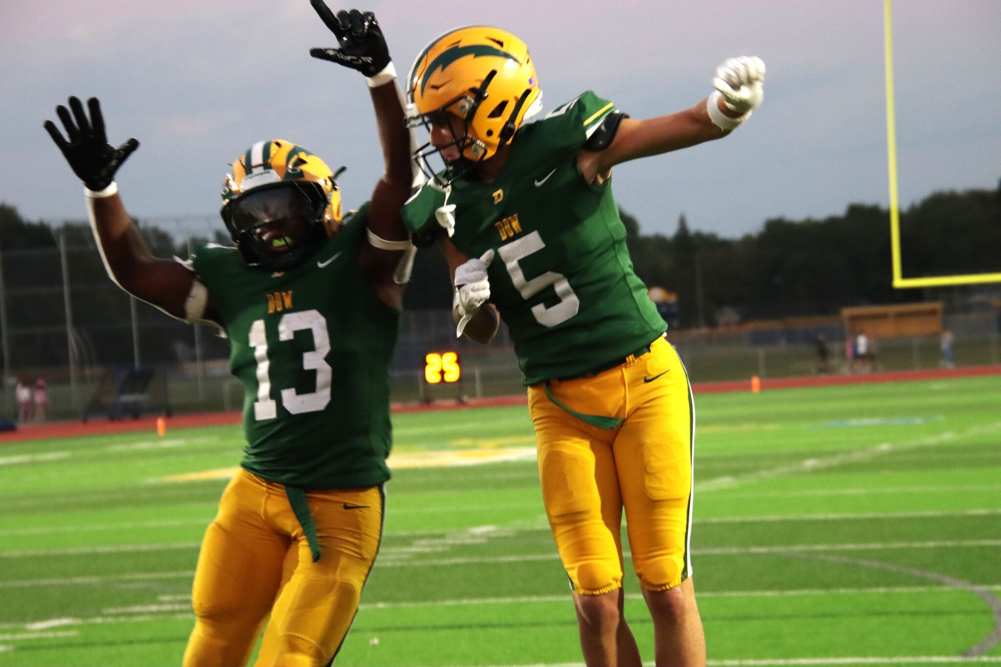 Dow High routs Traverse City Central 31-8, avenges last year's loss