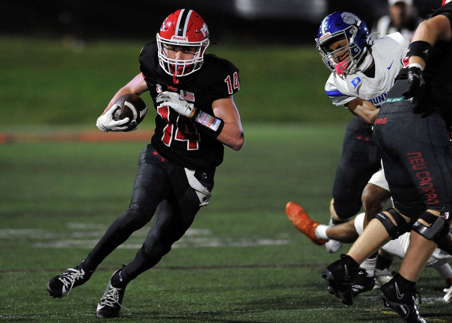 New Canaan football rides defense to win over Bunnell in Alliance game