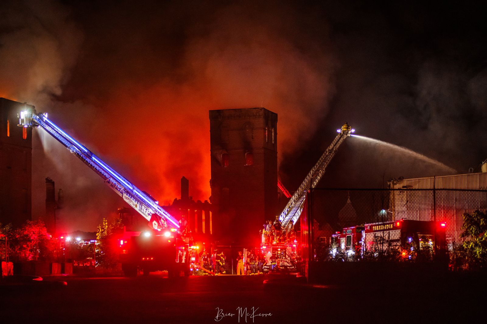 Torrington seeks to take over burned Hendey factory