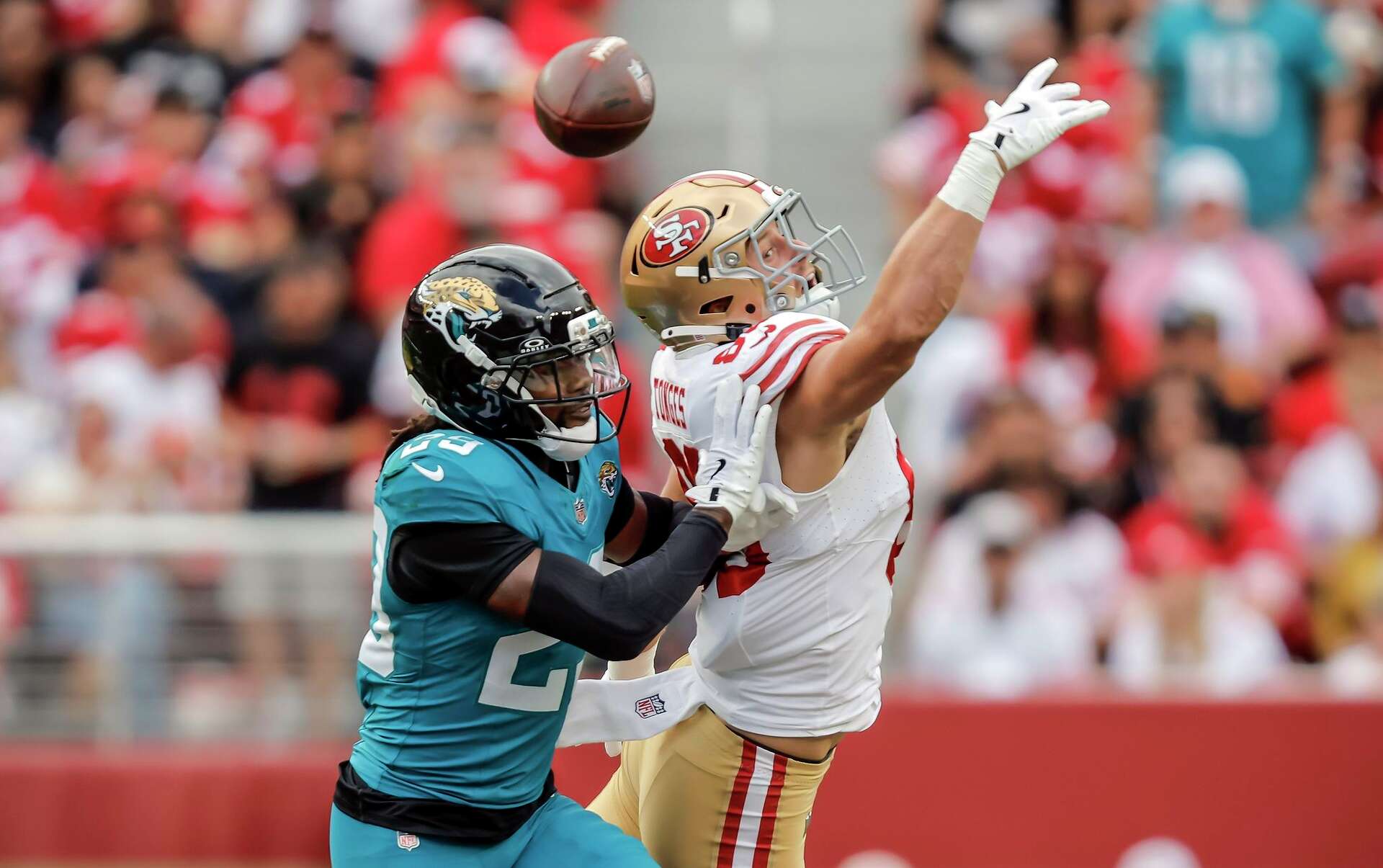 49ers fall 26-21 to Jaguars amid picks, fumbles, special teams miscues