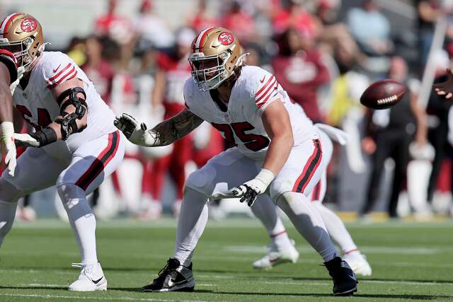 49ers’ guard Connor Colby on early call: ‘I’m not supposed to be here’