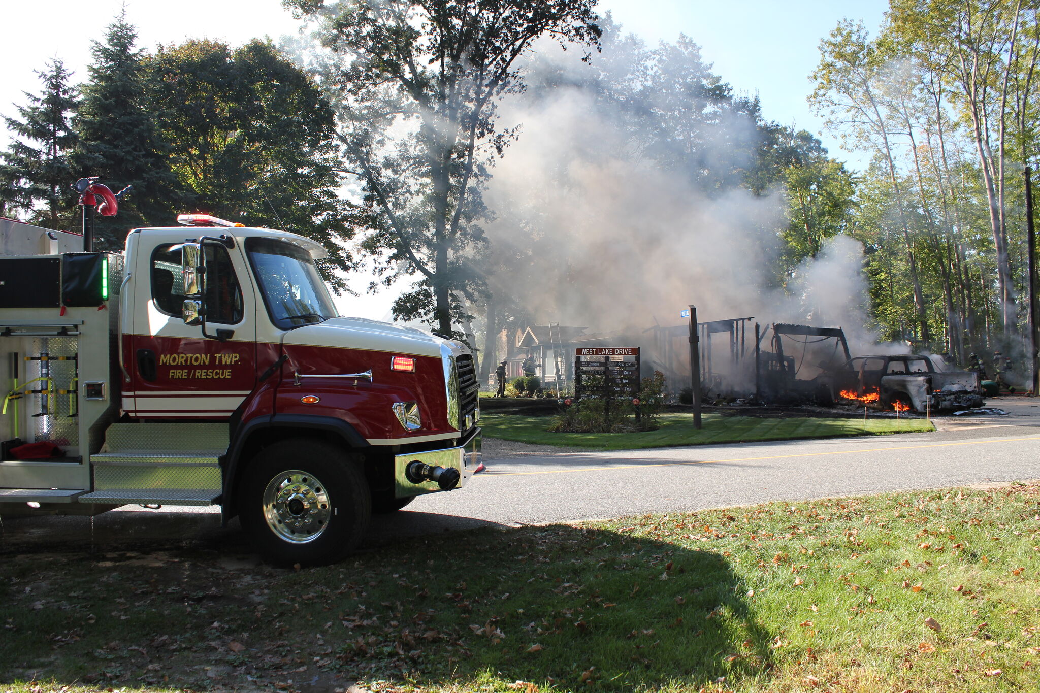 Canadian Lakes Michigan home a total loss after fire