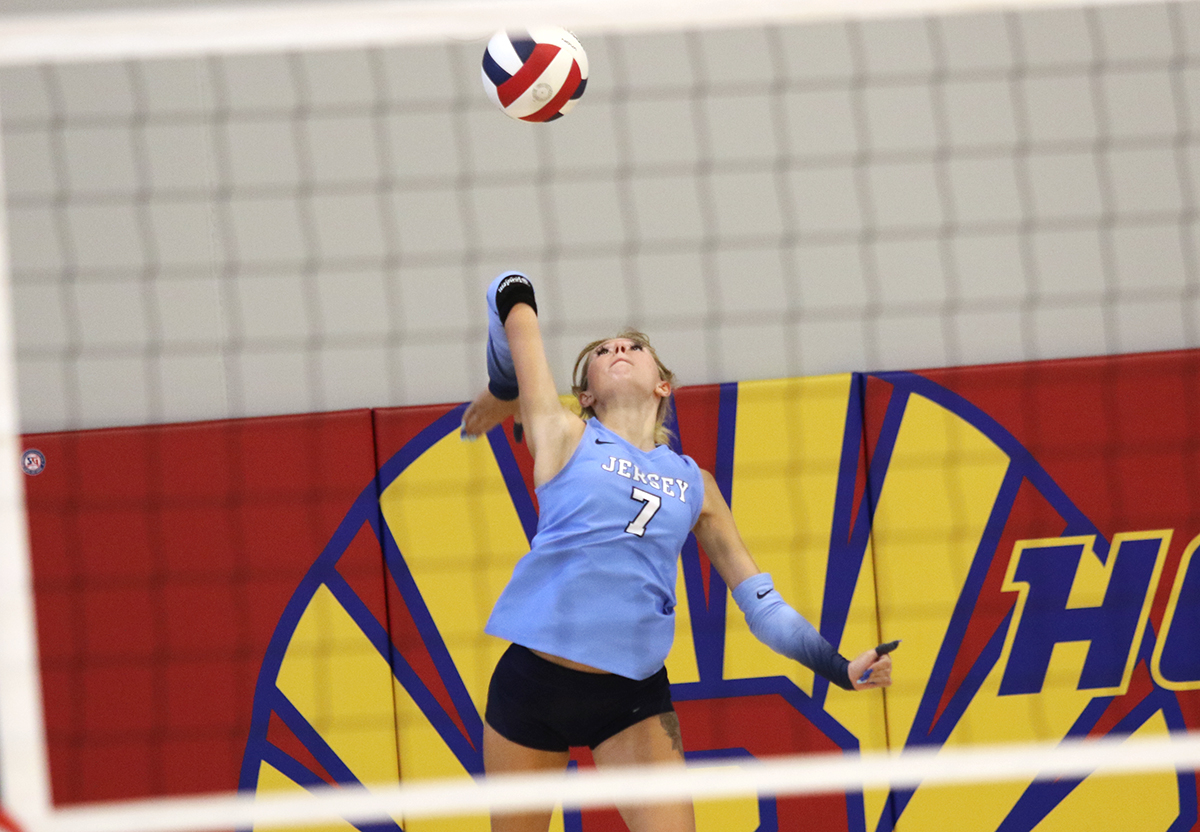 TUESDAY VOLLEYBALL: Jersey beats CM, halts MVC losing streak at 29