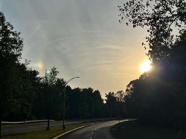 Sun dogs shined in the sky over CT on Tuesday. Here's how they form.