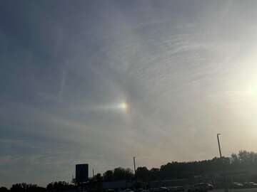 Sun dogs shined in the sky over CT on Tuesday. Here's how they form.