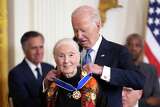 Nancy Pelosi leads tributes to Jane Goodall