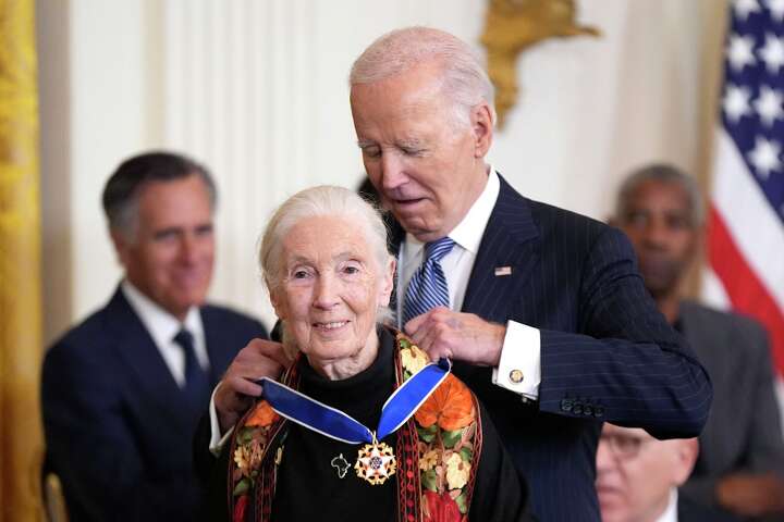 Nancy Pelosi leads tributes to Jane Goodall