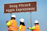 Texas 249 segment becomes the Doug Pitcock Aggie Expressway