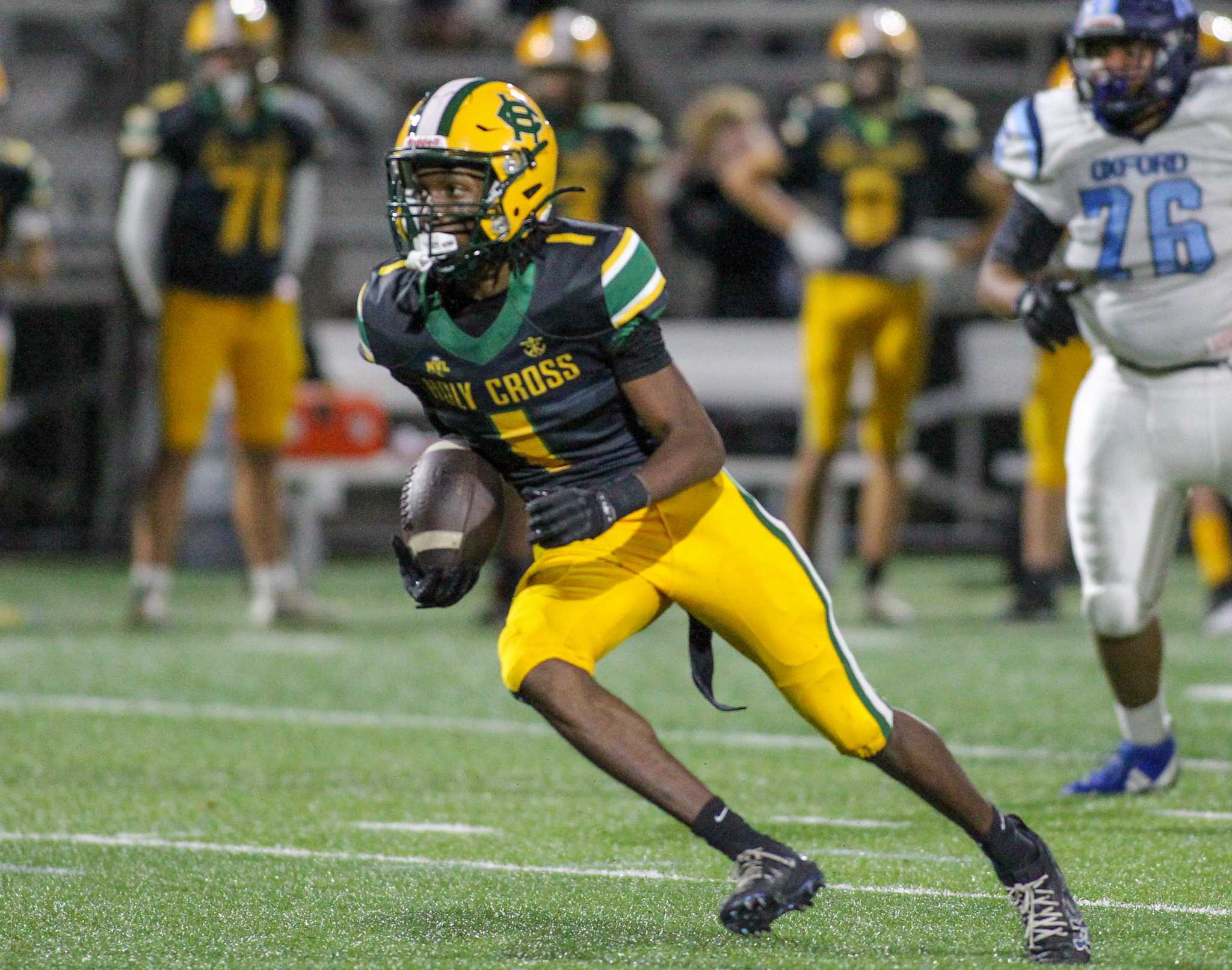 Holy Cross football rolls to home win over Oxford with Ansonia looming
