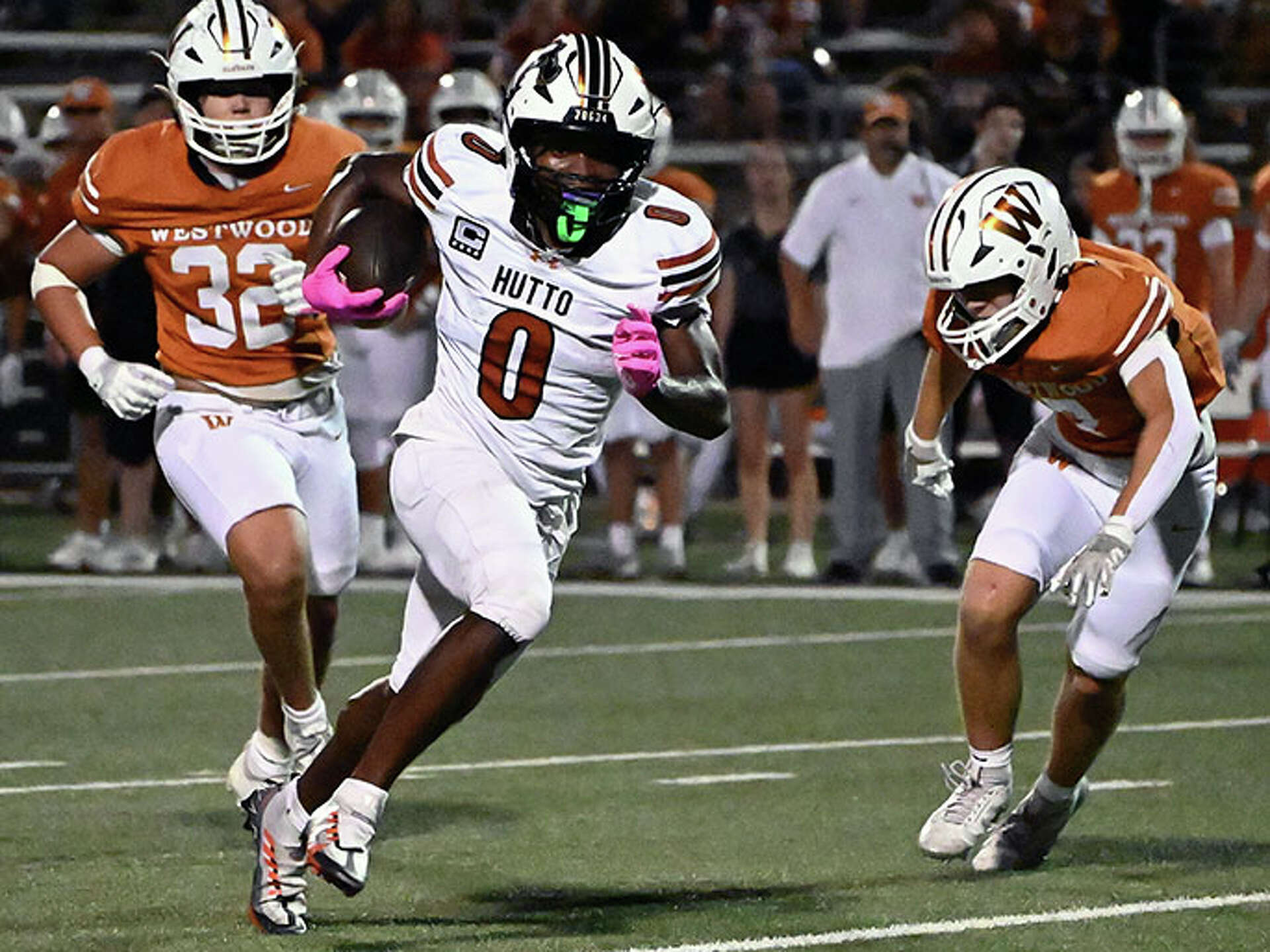 High school football: Hutto beats Westwood in District 25-6A matchup