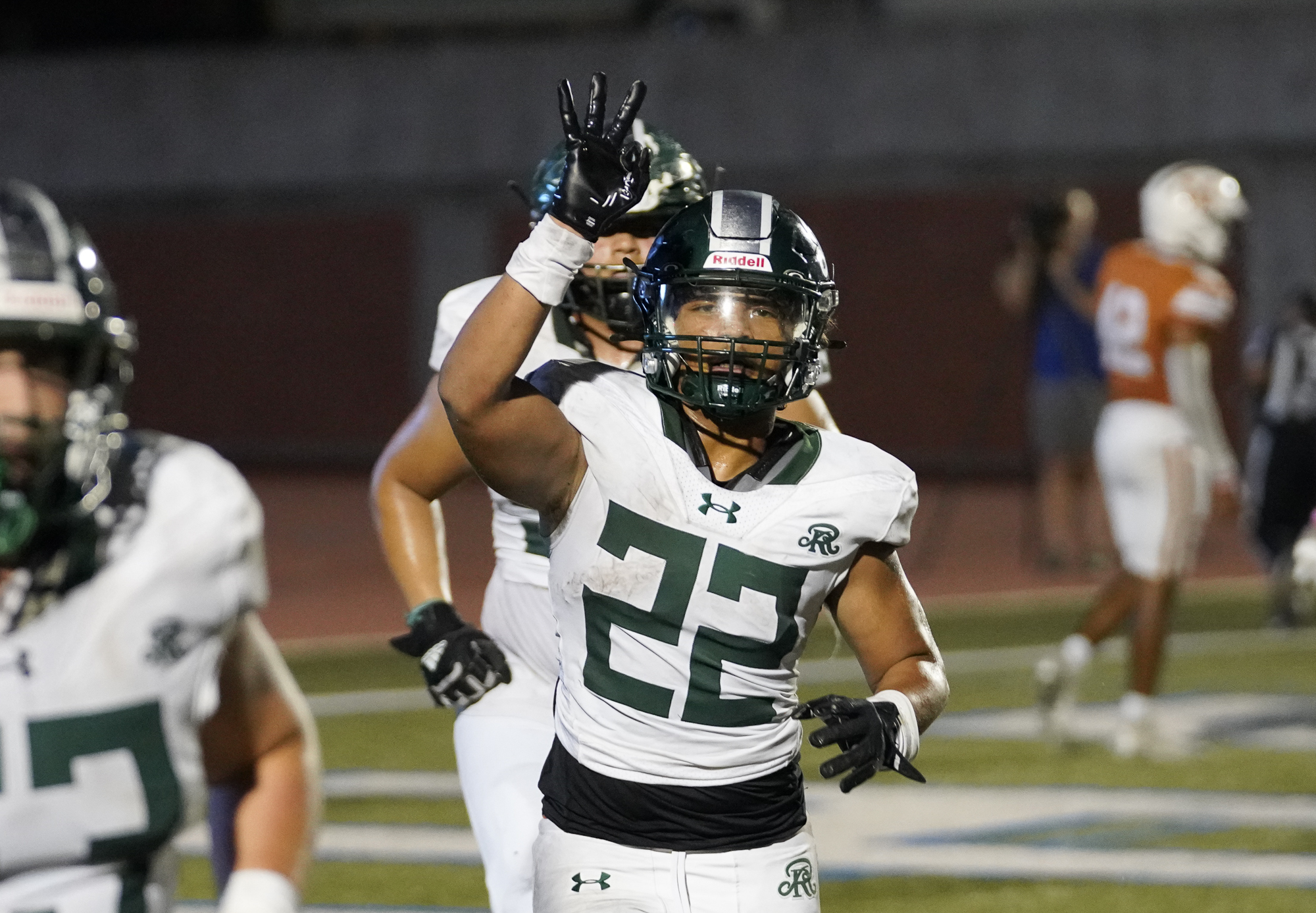 Reagan football gets boost in second quarter to take down Warren