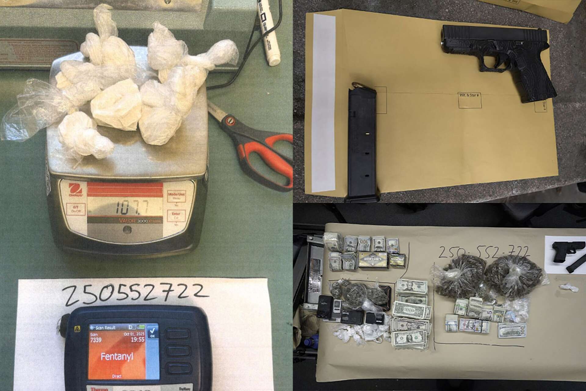 Oakland: Sfpd Arrests 4 In Raid Seizing Drugs, Firearm And $25,000