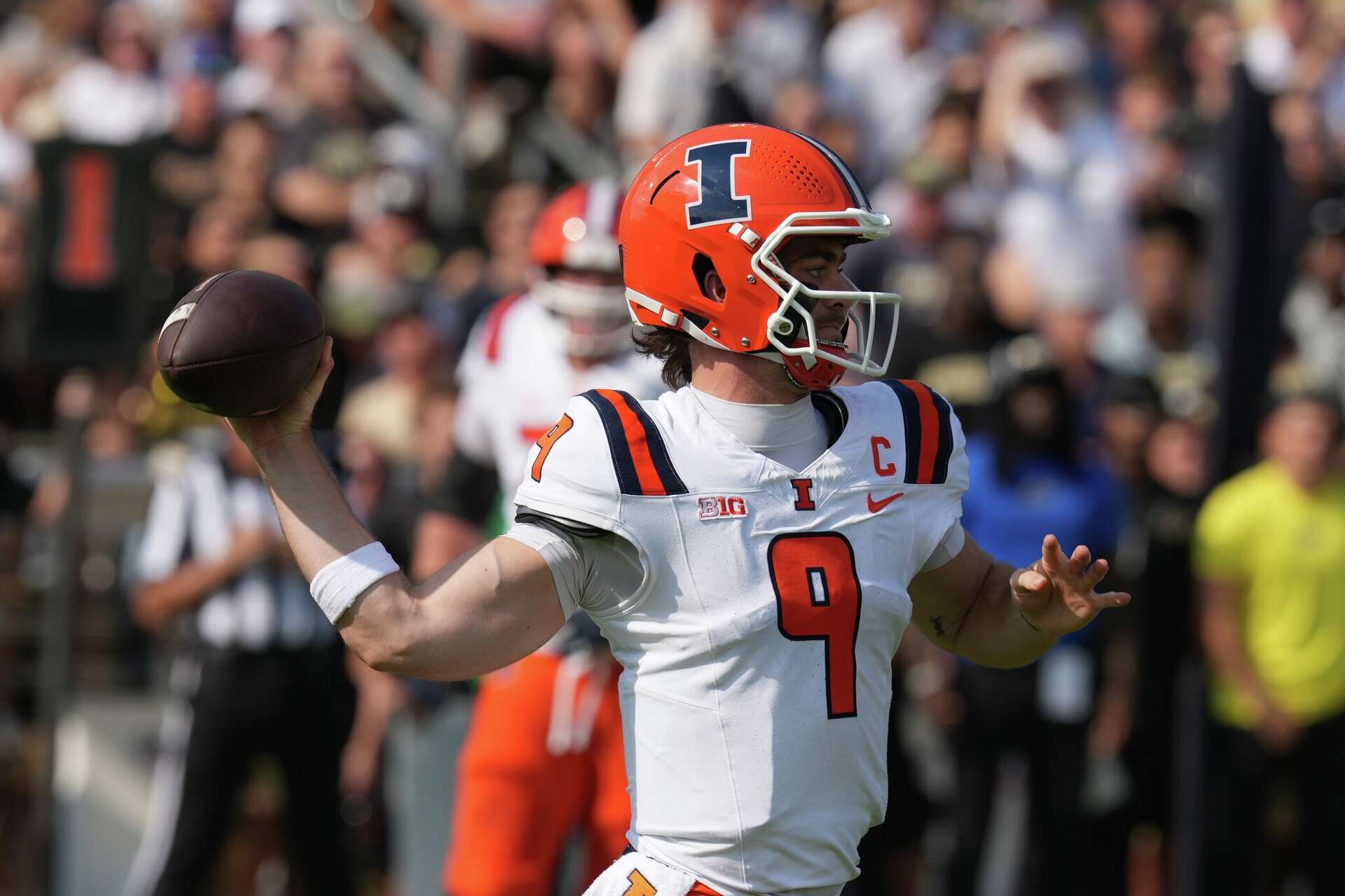 Illinois vs. Purdue football video highlights, live updates, score