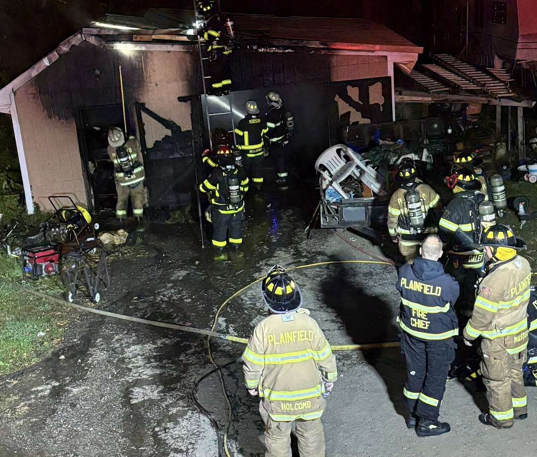 Plainfield outbuilding fire extinguished with no injuries: Officials