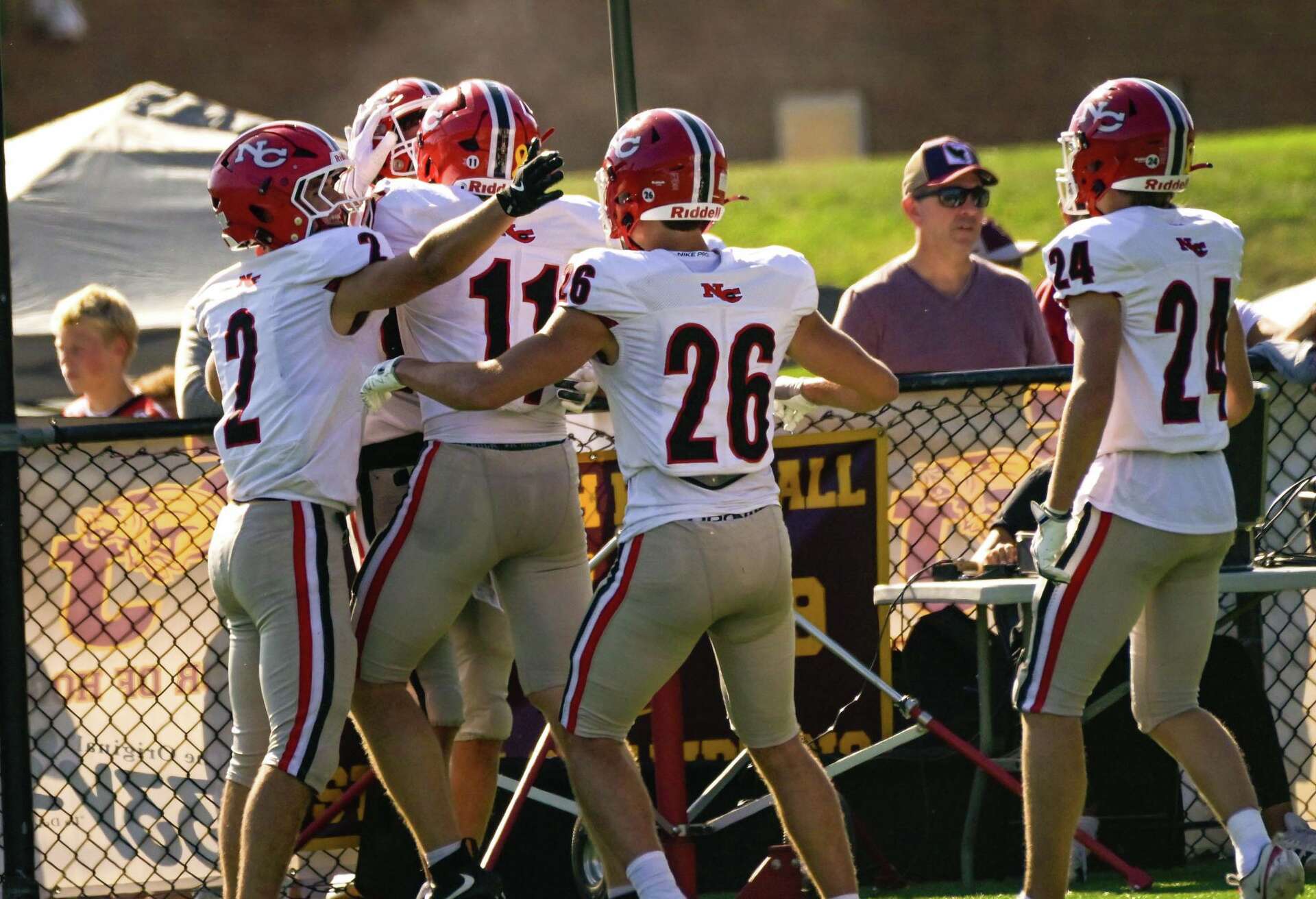 New Canaan high school football edges St. Joseph