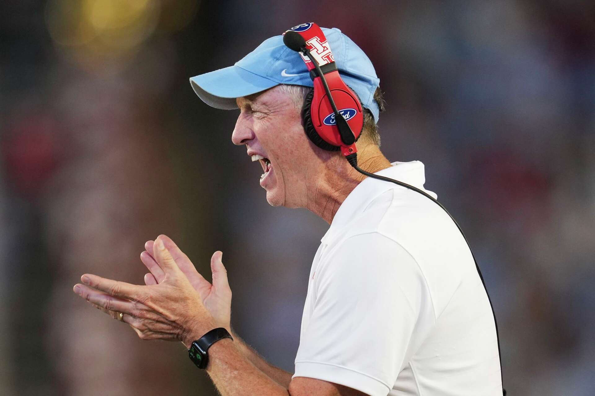 SportsTalk 790 host caught mocking UH's Willie Fritz during interview