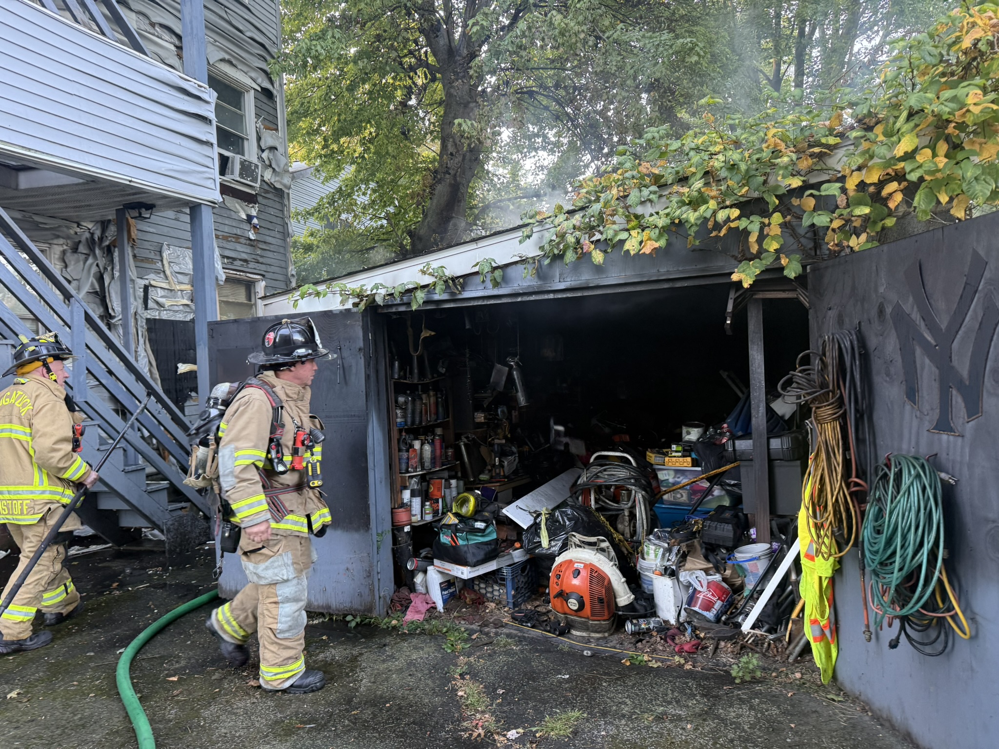 Naugatuck 'suspicious shed fire' sparks investigation, police say