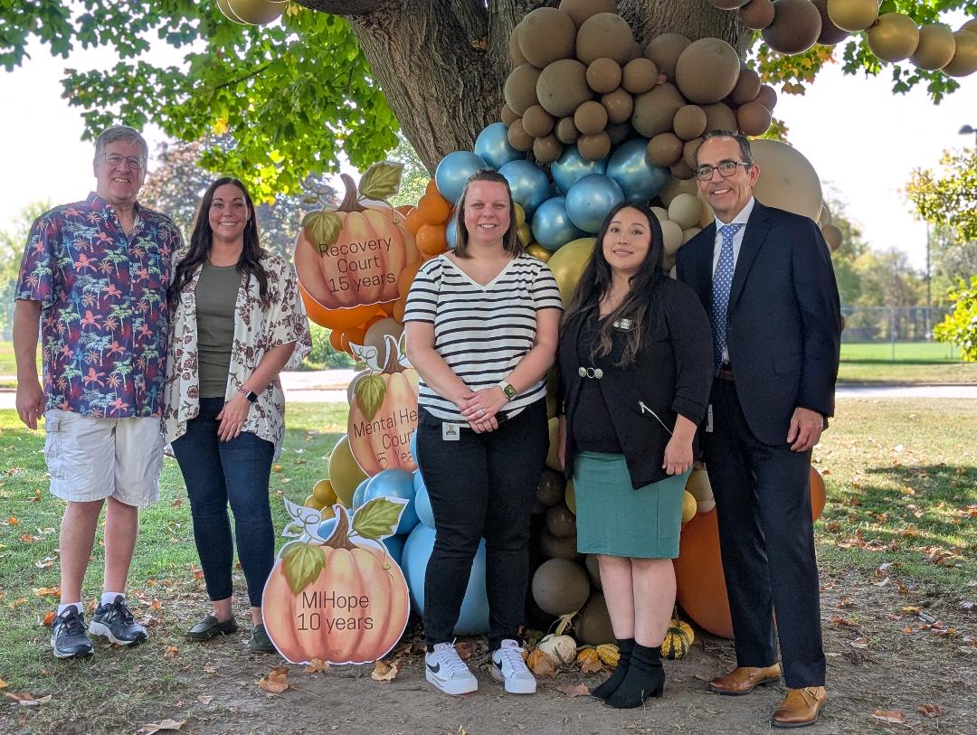 Many shared gratefulness during specialty courts picnic Friday