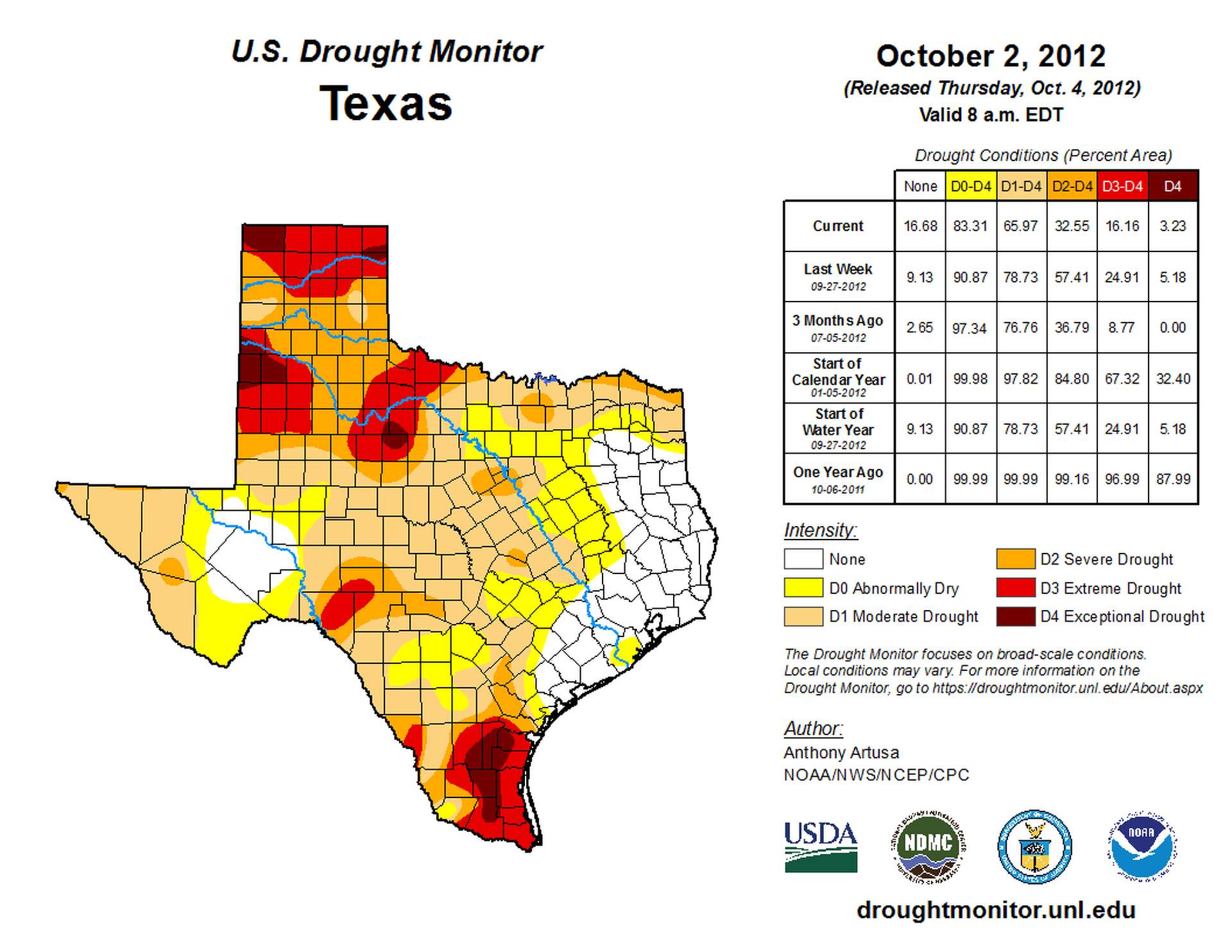 Texas drought worsens, and weather history shows how bad it can get