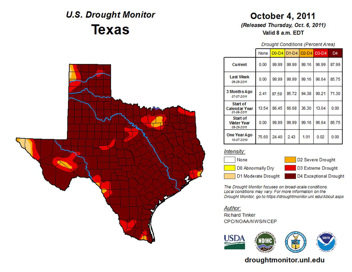 Texas drought worsens, and weather history shows how bad it can get